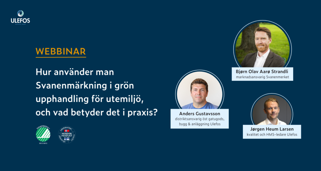Webbinar: Hur använder man Svanenmärkning i grön upphandling för ...